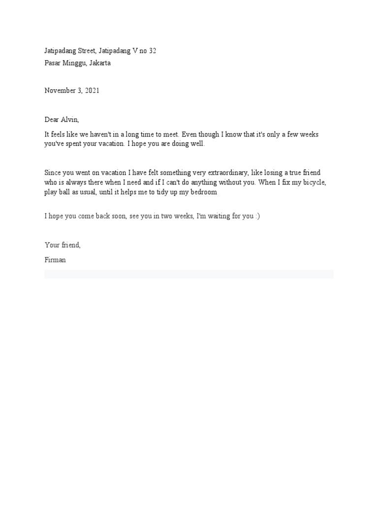 Contoh Email Bahasa Inggris | PDF