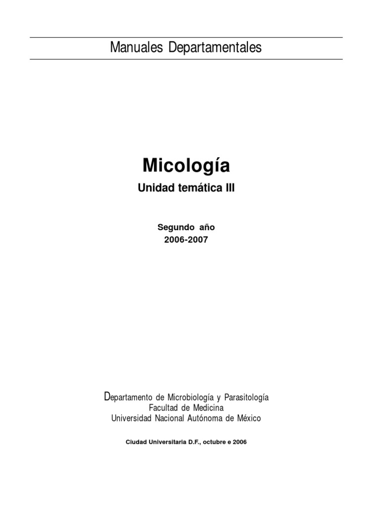 Mi Cos Is | PDF | Hongo | Infección