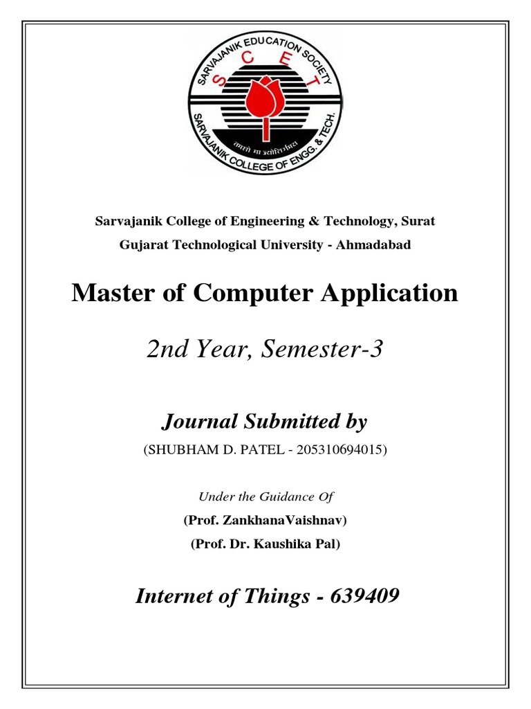 IOT Assignment | PDF | Software Engineering | Computer Programming