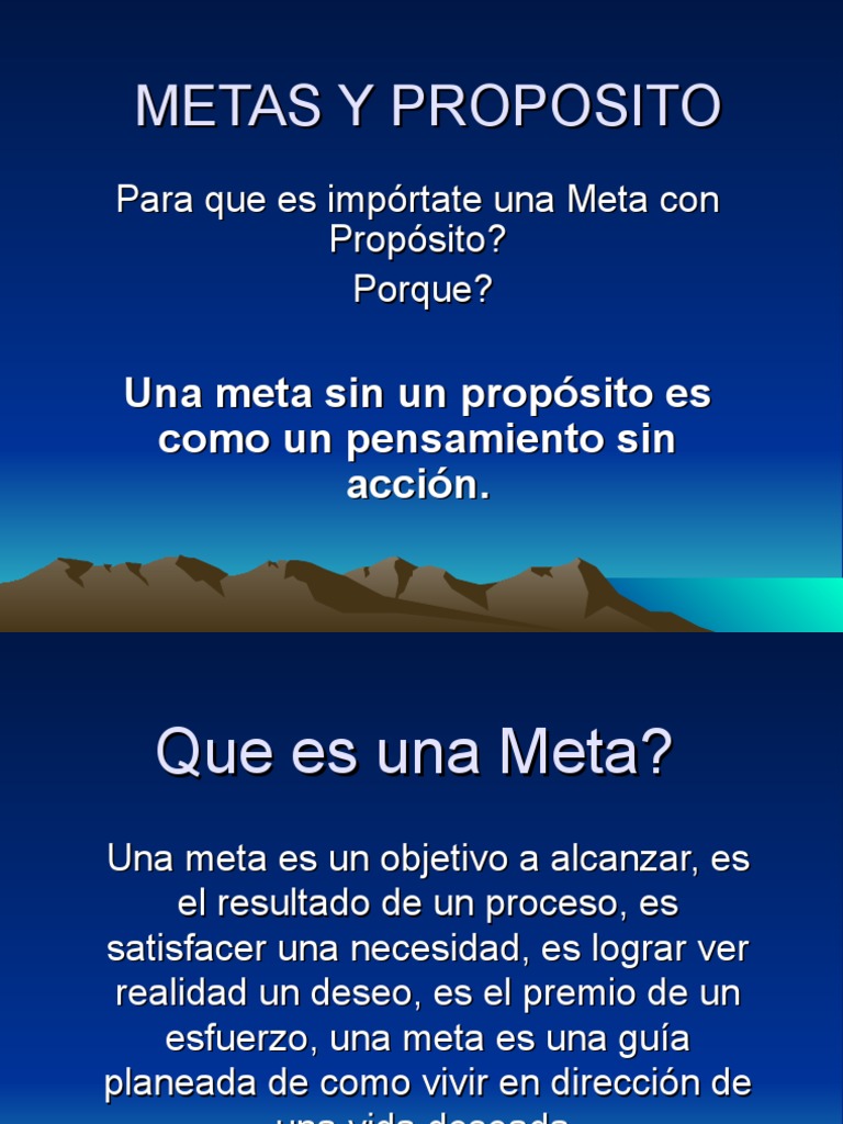 Metas y Proposito | Descargar gratis PDF | Mente | Felicidad