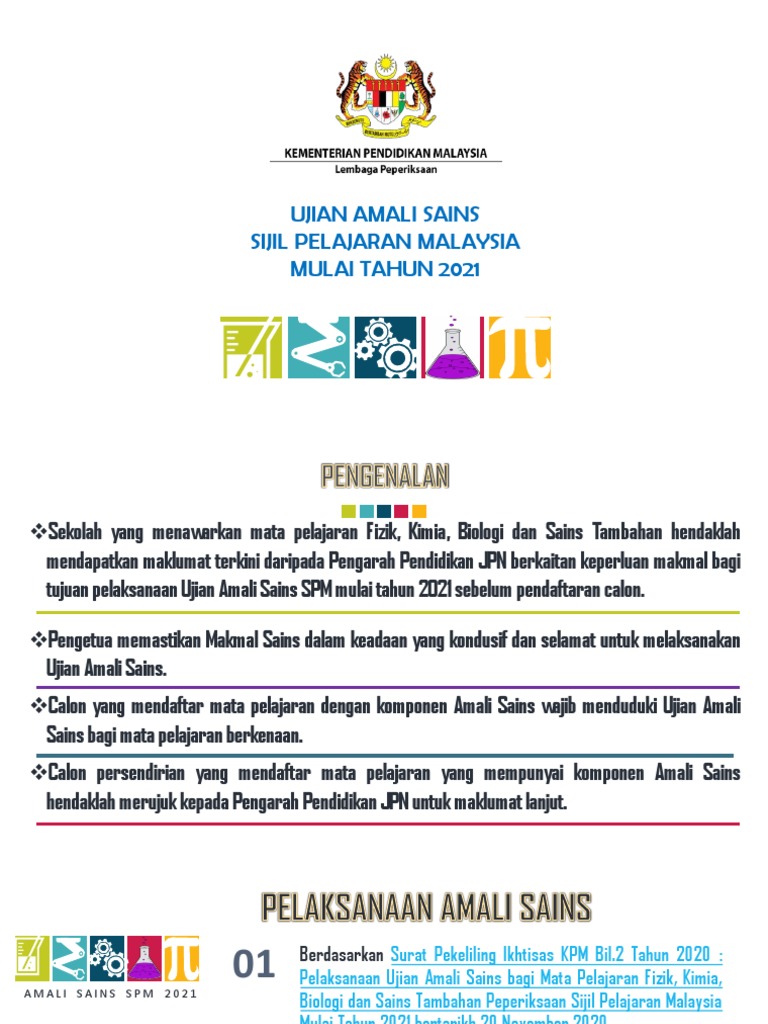 Ujian Amali Sains SPM 2021 | PDF