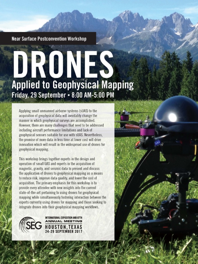 Drones Applied To Geophysical Mapping - SEG AM 2017 - Booklet-1-17 | PDF
