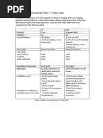 CT/MRI Ordering Guide: Body Part Signs/Symptoms Exam To Order | PDF ...