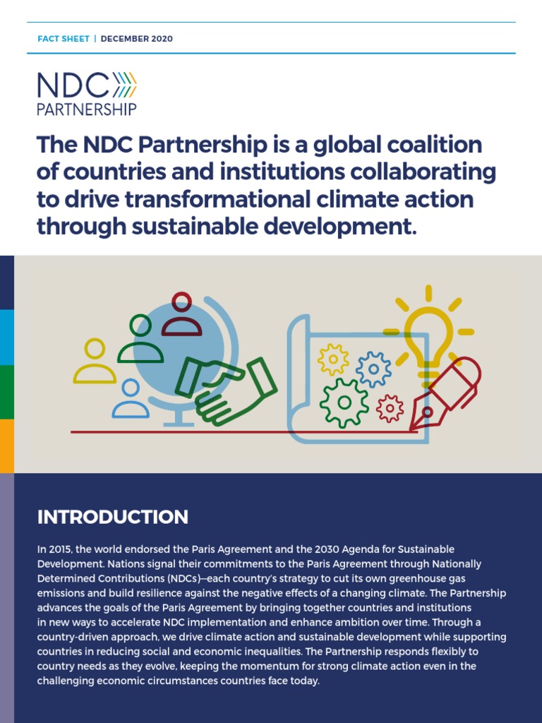 NDC Partnership Fact Sheet | PDF | Economies
