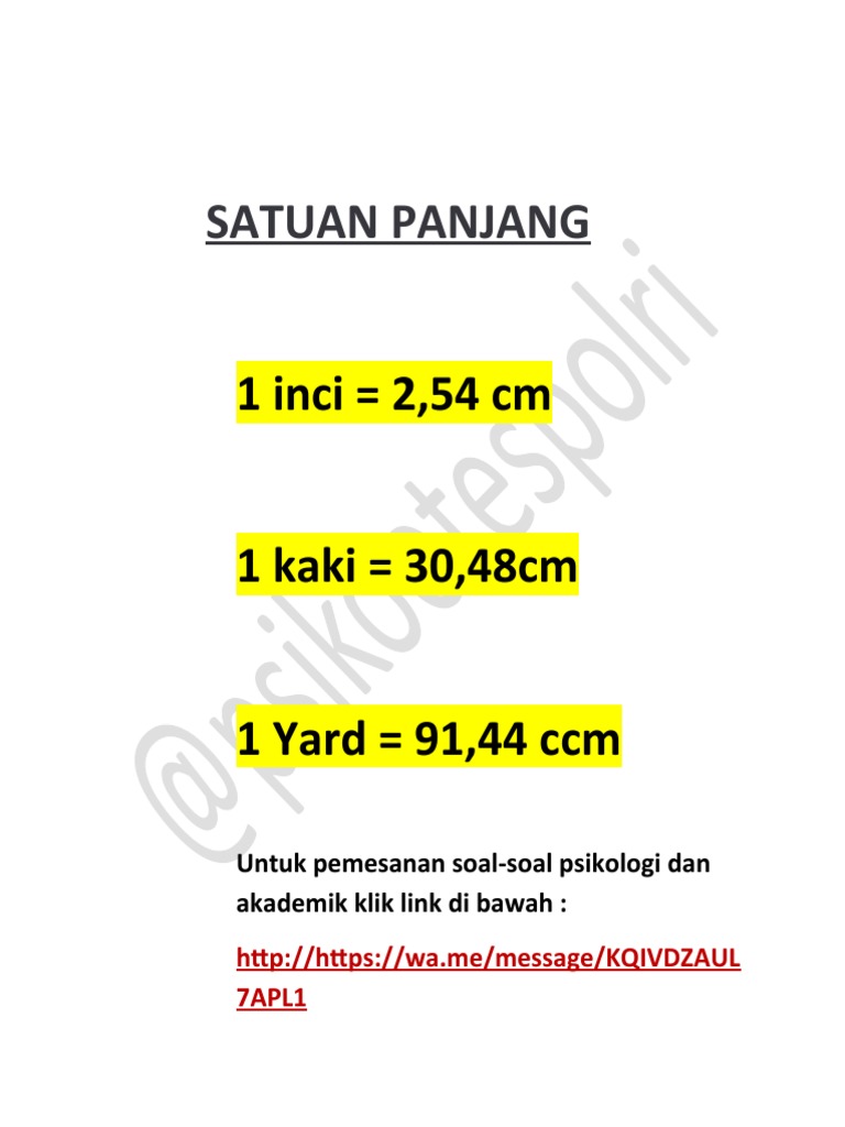 Rumus Psikologi dan Psikotes Tertinggi | PDF | Kesehatan Holistik