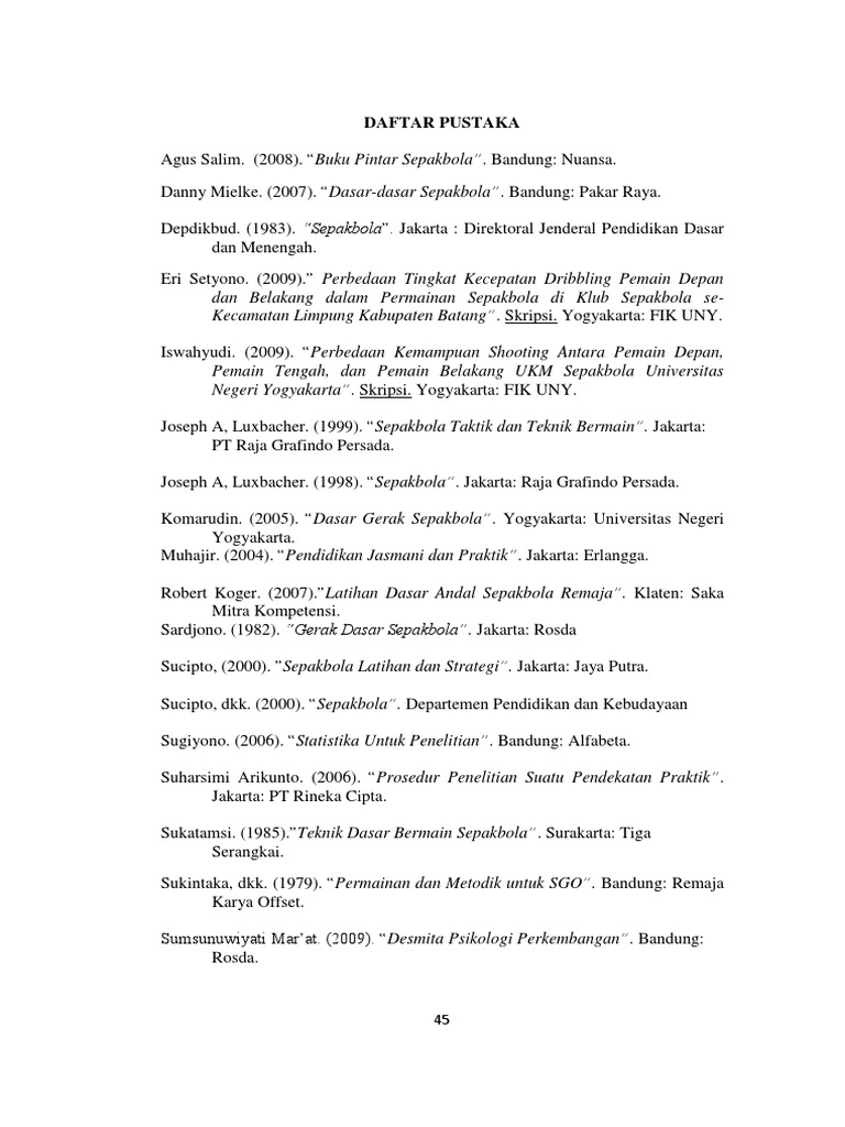Daftar Pustaka | PDF