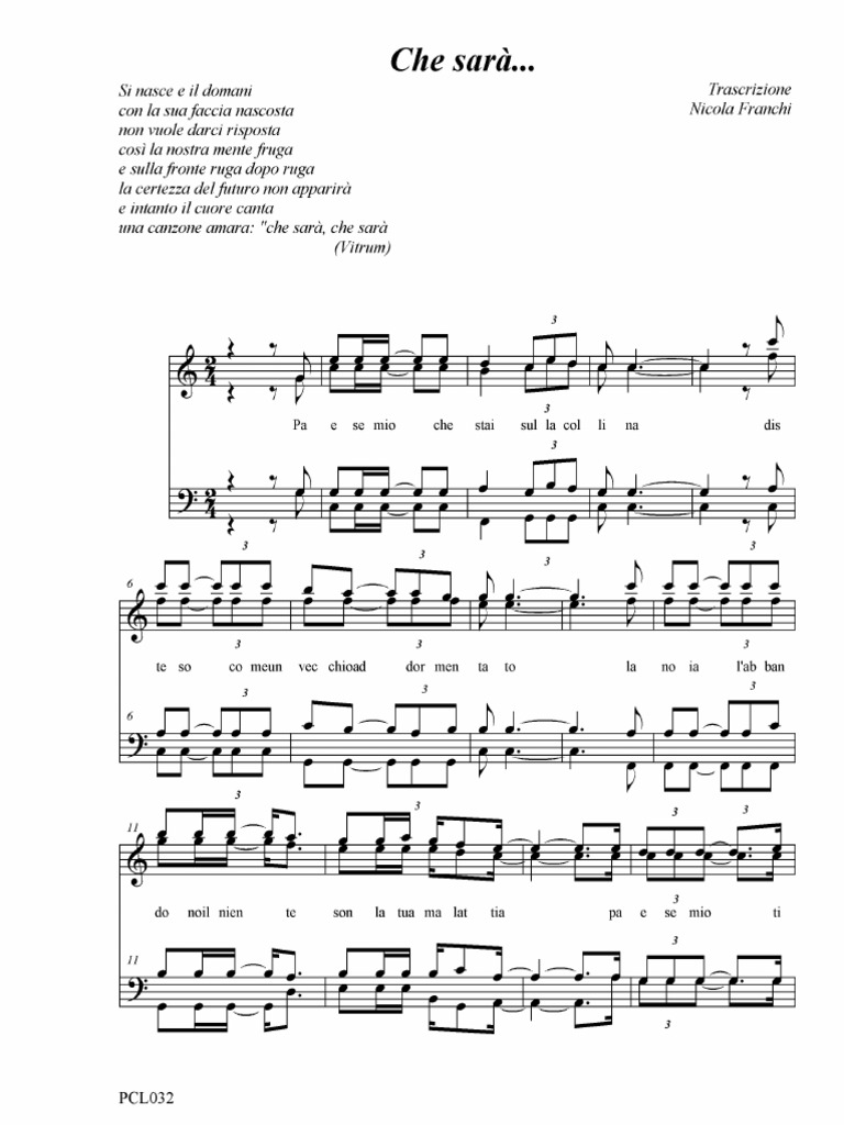 Jose Feliciano - Che Sarà | PDF