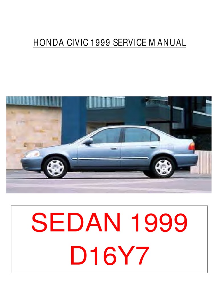 Honda Civic Service Manual | PDF