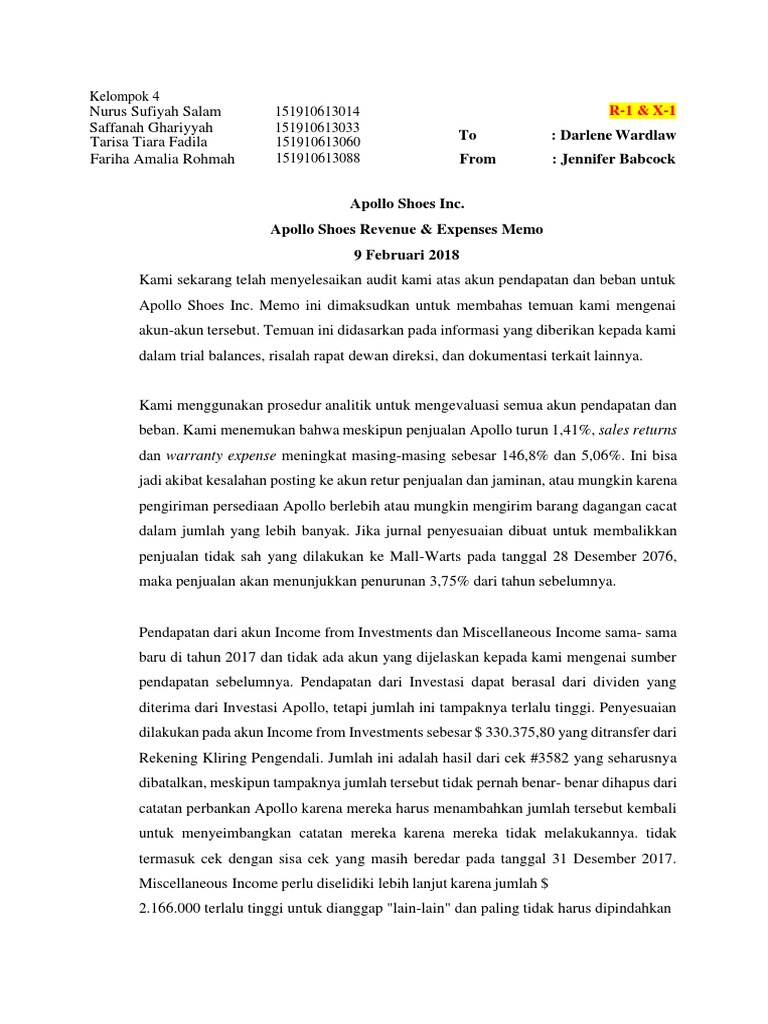 TM13 - Kel 4 - Audit Prak - Wrap Up | PDF