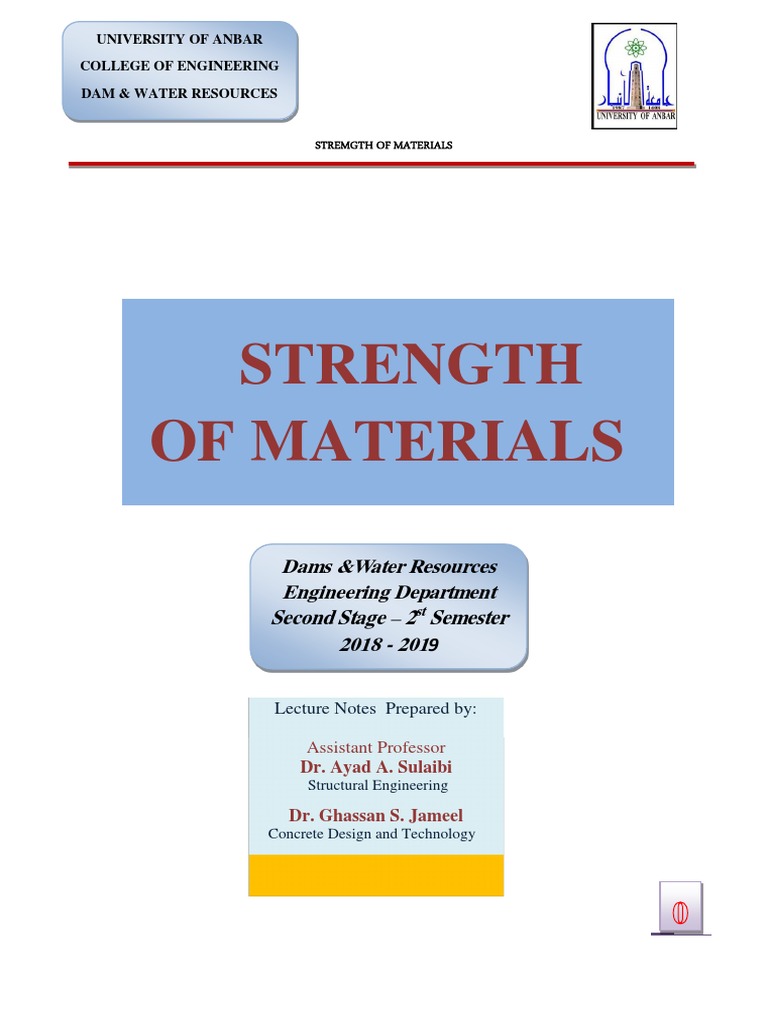 Strength of Materials | PDF | Deformation (Engineering) | Strength Of ...