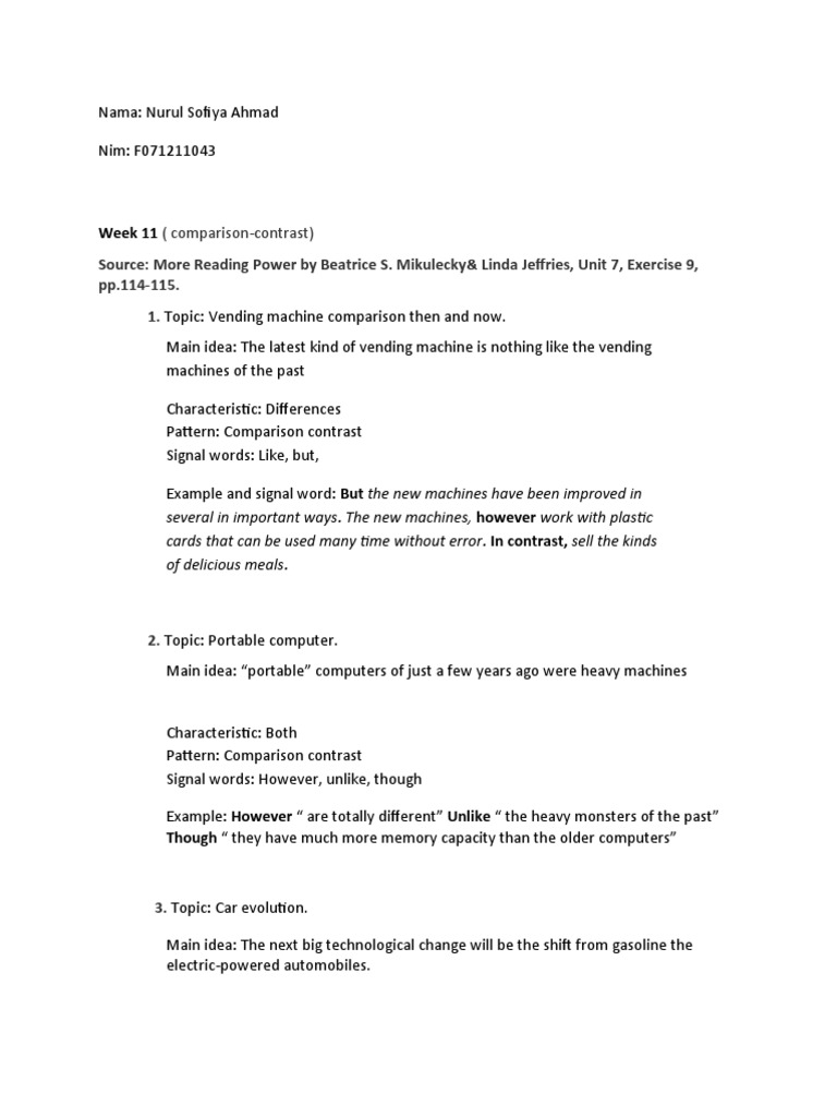 Comparing and Contrasting Topics Across Cultures Through Time | PDF ...