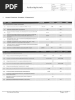 Approval Authority Matrix Sample Part - 1 | PDF | Mechanical ...