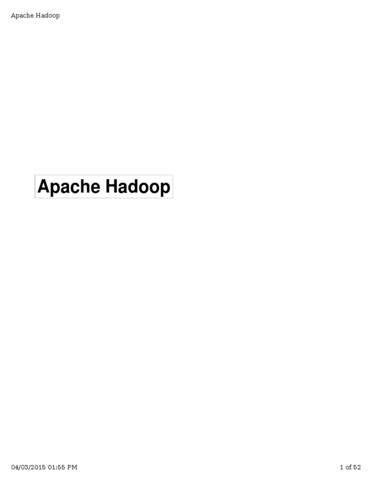 Hadoop 3 | PDF | Databases | Apache Hadoop