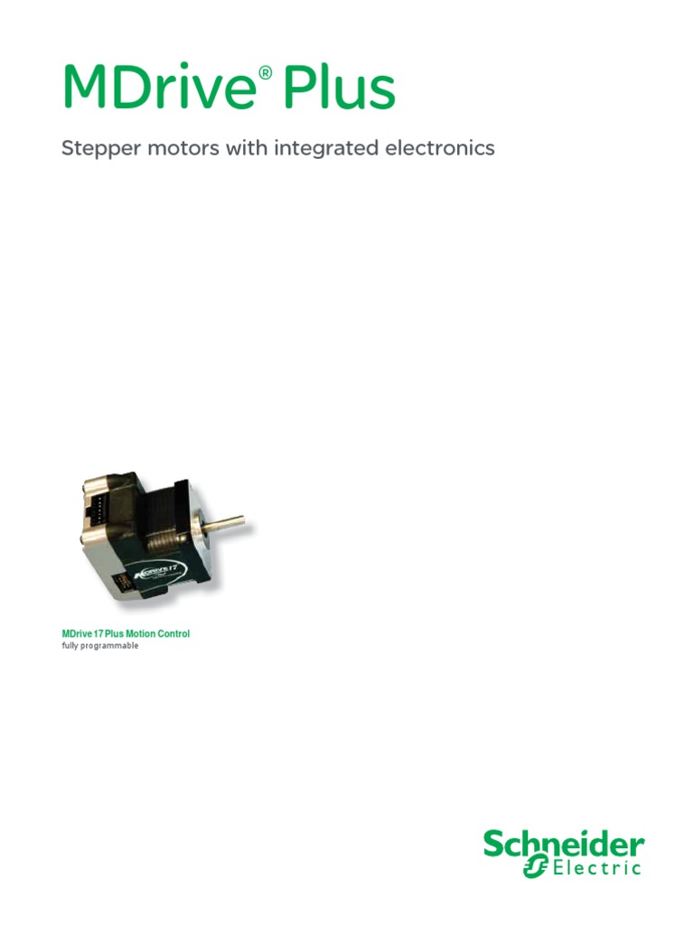 Mdrive Plus: Stepper Motors With Integrated Electronics | PDF ...