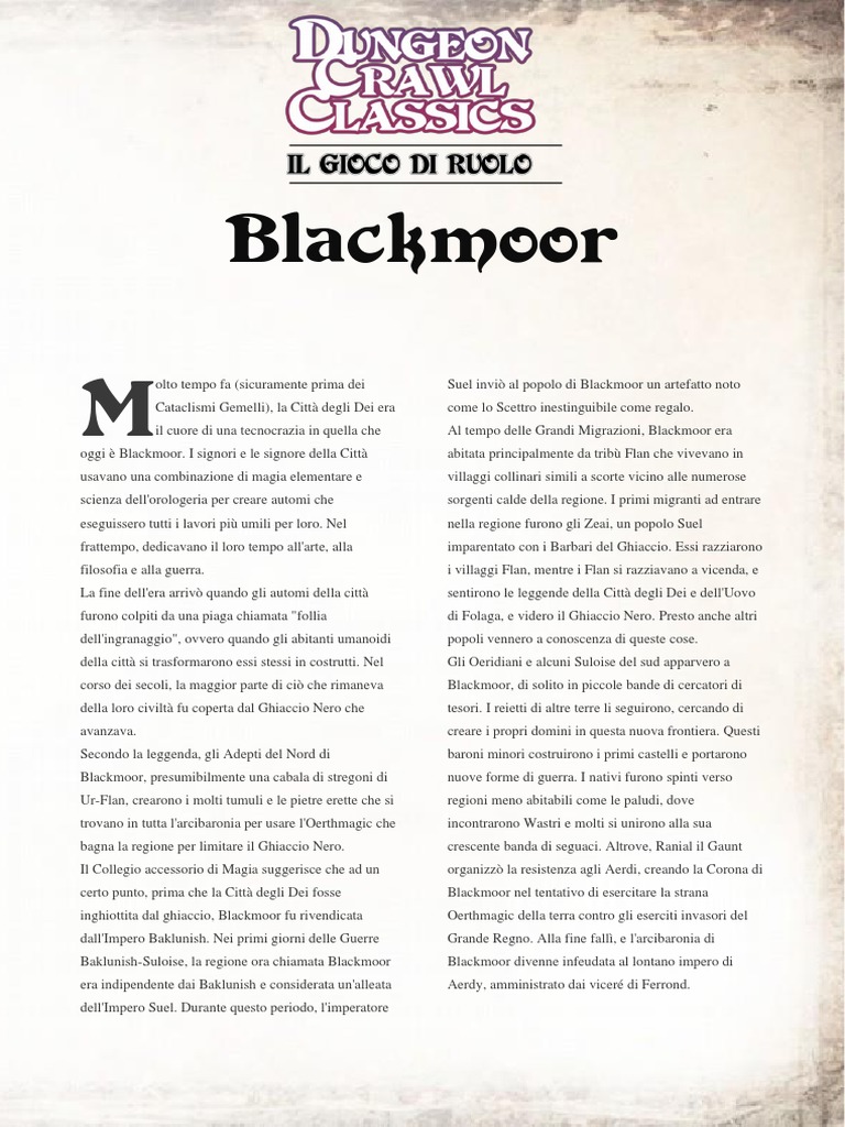 Blackmoore | PDF
