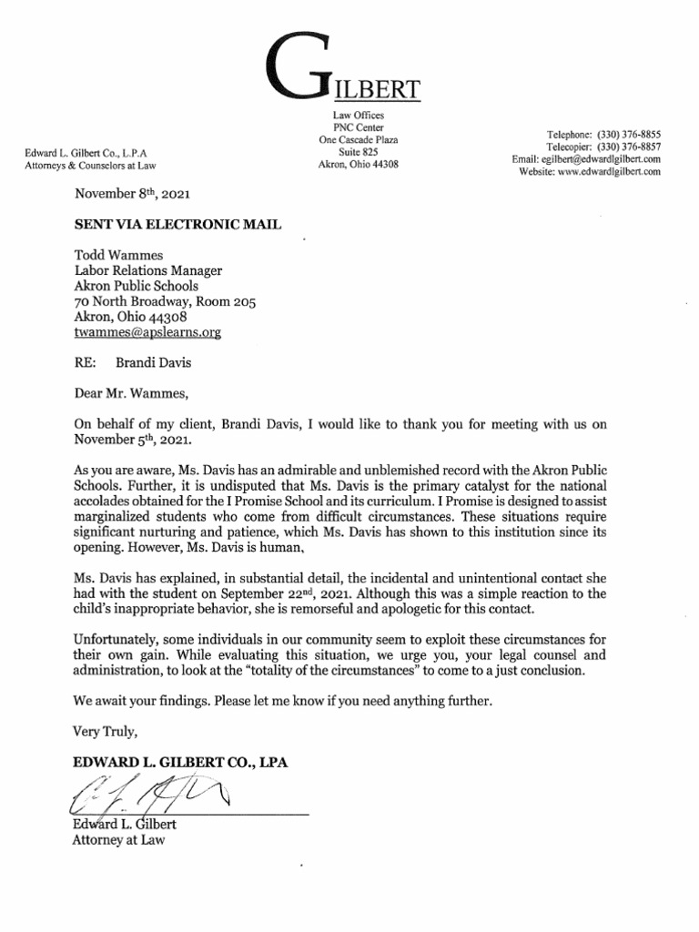 Gilbert Letter | PDF