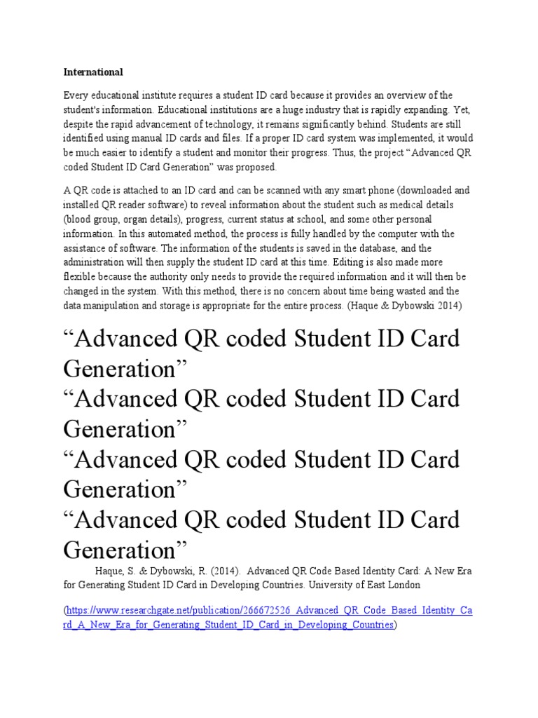 QR Code RRL (International) | PDF | Qr Code | Identity Document