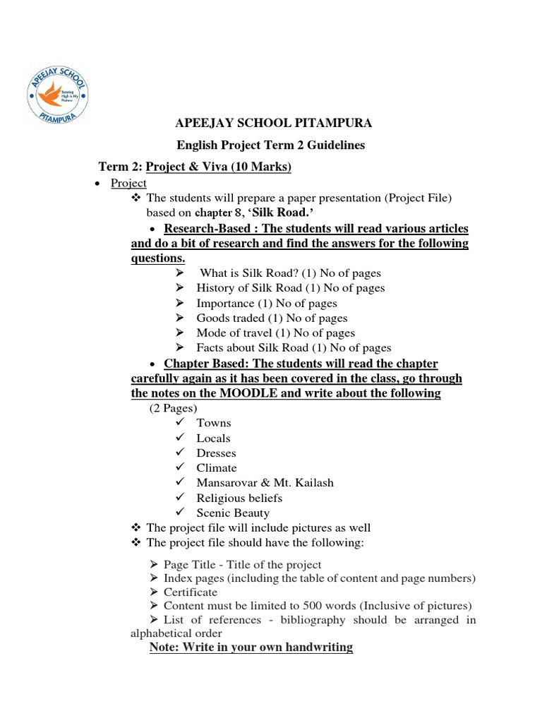 PROJECT Term 2 EnglishXI | PDF | Travel