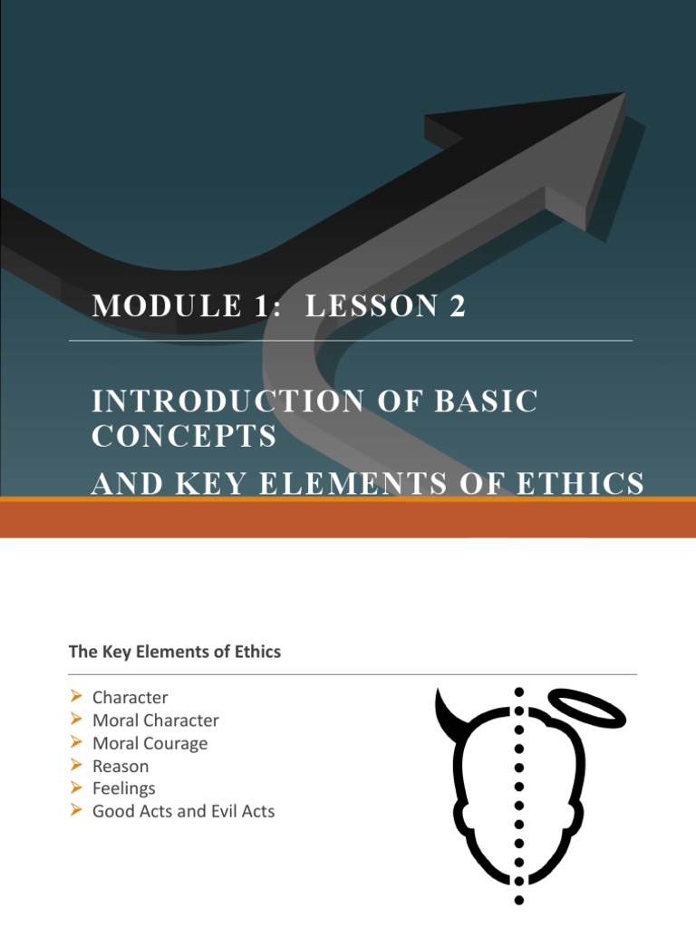 Module 1 Lesson 2 Introduction of Basic Concepts | PDF | Morality ...