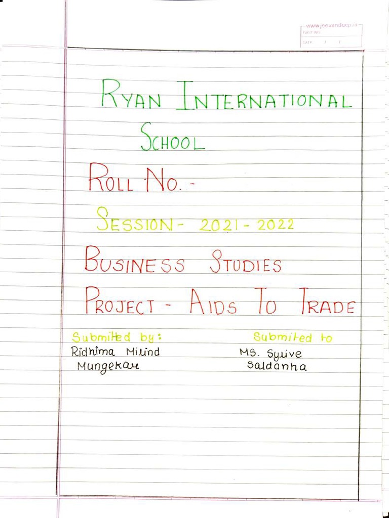 Business Studies Project Class 11-Compressed | PDF | Private Law ...