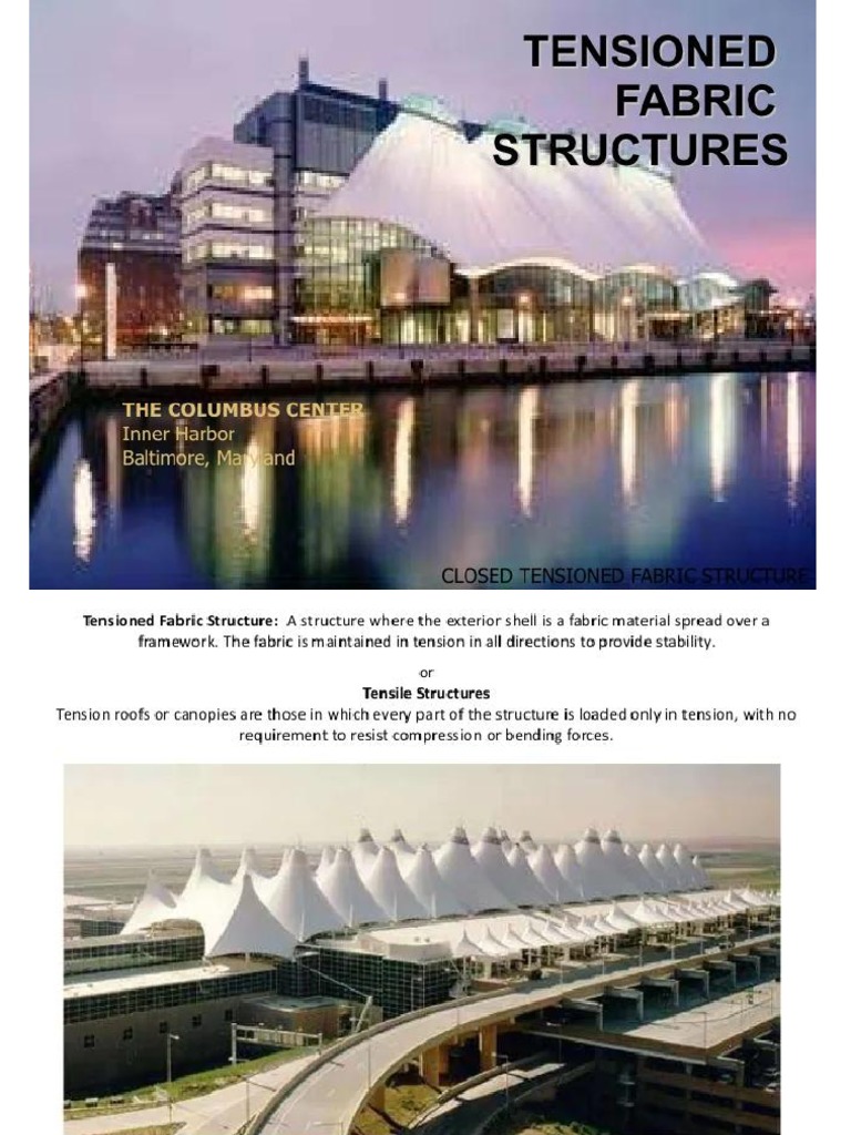 Tensile Structures | PDF | Stress (Mechanics) | Civil Engineering