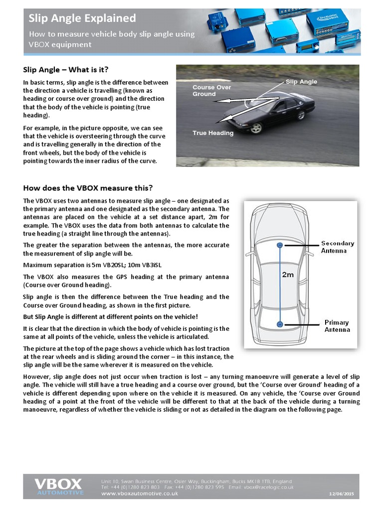 Slip Angle Explained | Download Free PDF | Mechanical Engineering ...