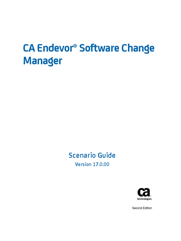 Ca Endevor Software Change Manager - Compress | PDF | World Wide Web | Internet & Web