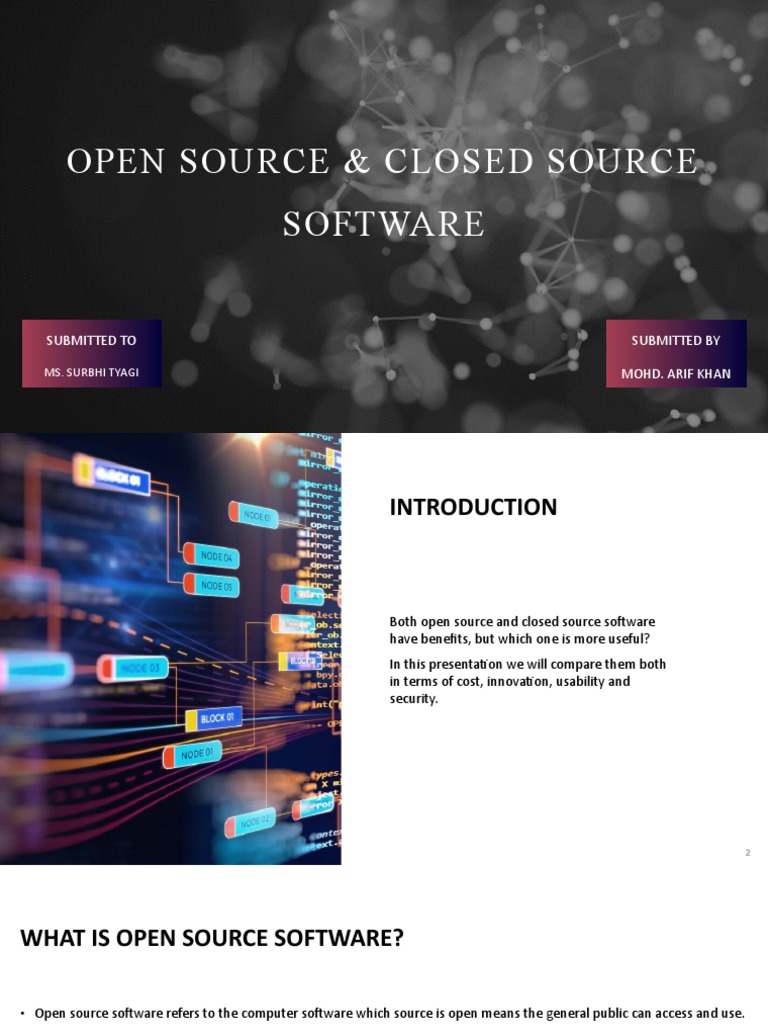 Open Source 0 CLOSED SOURCE SOFTWARE | PDF | Proprietary Software ...
