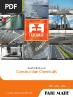 Conmix Construction Chemicals Overview | PDF | Concrete | Flooring