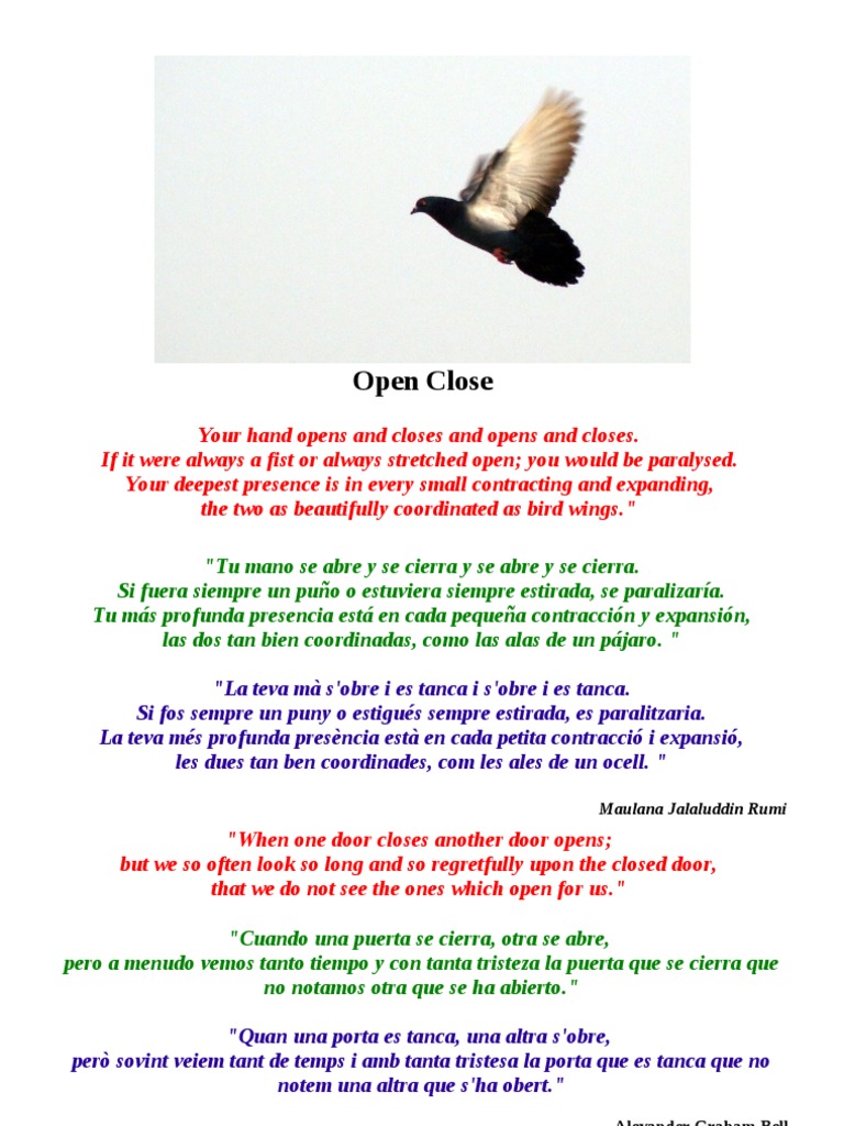 Open Close | PDF