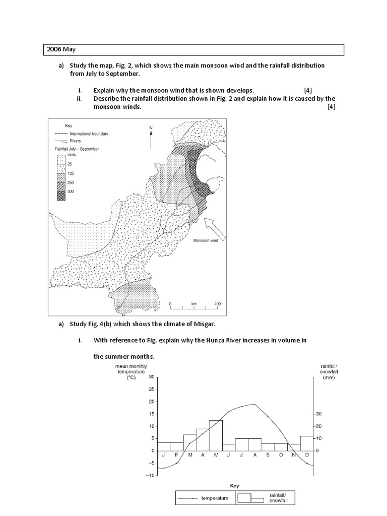Monsoon | PDF | Precipitation | Rain