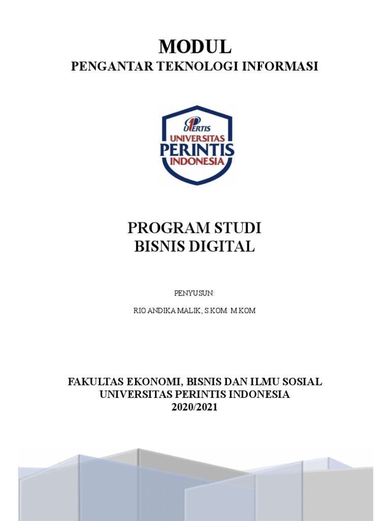Modul Pertemuan 1 | PDF
