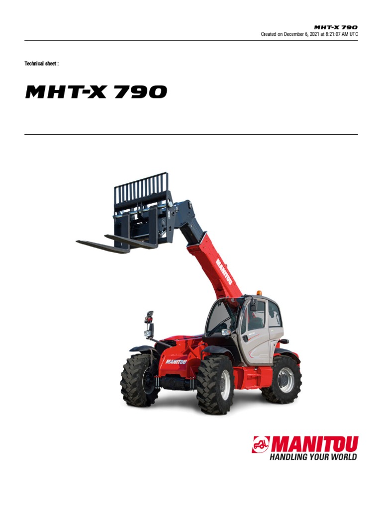 MHT-X 790 | PDF | Transmission (Mechanics) | Horsepower