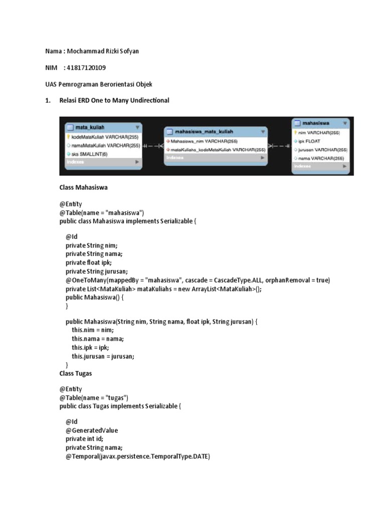 Java Hibernate ERD & CRUD Guide | PDF | Computer Programming | Data