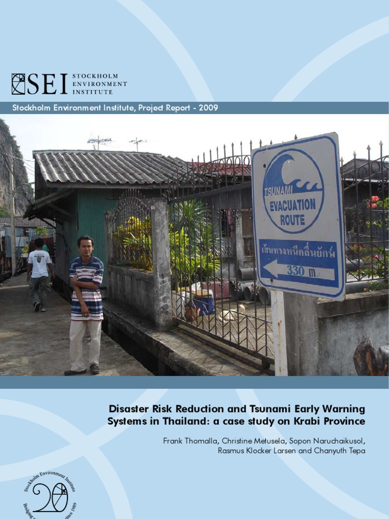 Early Warning Case Study Report Krabi | PDF | Disaster Risk Reduction | Emergency Management