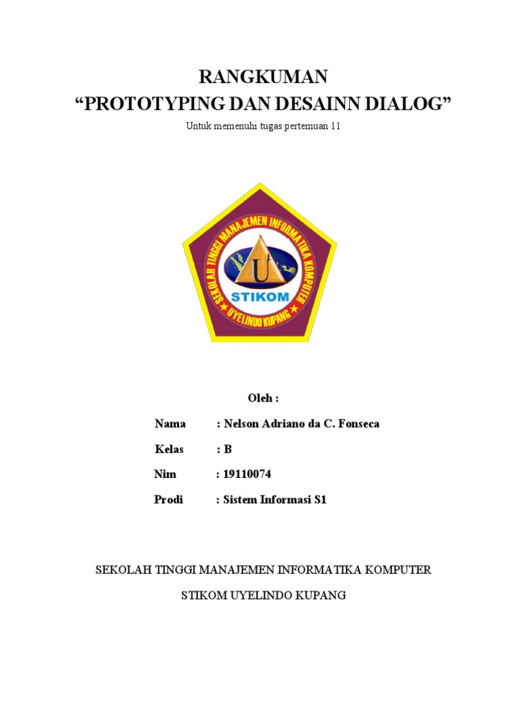 Prototyping & Desain Dialog | PDF | Seni