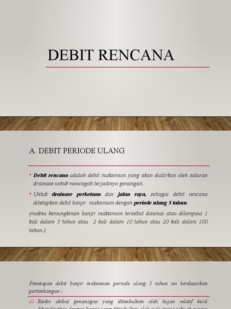 Debit Rencana | PDF