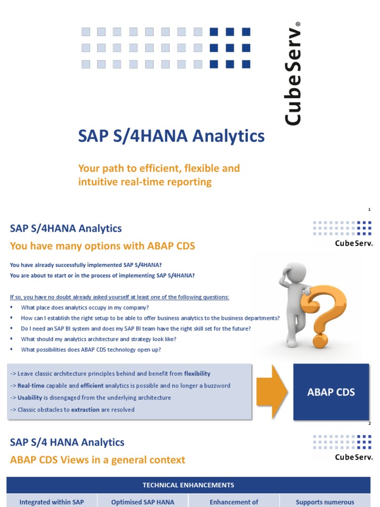 Workshop SAP S4 HANA Analytics en | PDF | Analytics | Computing