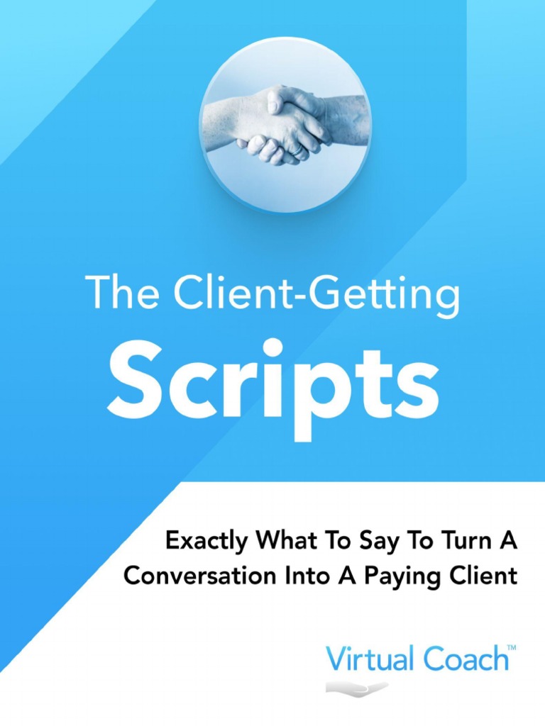 Client Getting Scripts For Coaches | PDF | Self Esteem | Motivational
