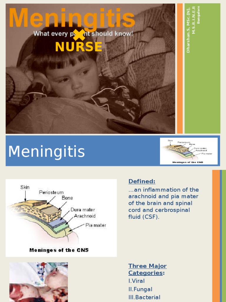 Meningitis Final | PDF | Meningitis | Health Sciences