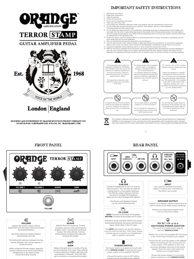 Manual Terror Stamp | PDF | Electric Power | Computer Engineering