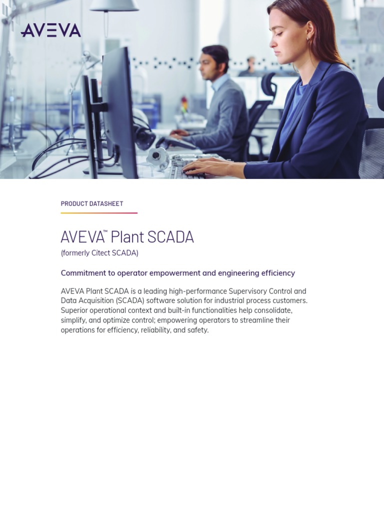 Datasheet AVEVA PlantSCADA 06-21.PDF - Coredownload.inline | Download Free PDF | Scada | Graphics