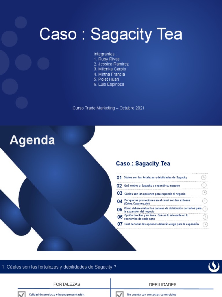 Caso Sagacity Tea - Trade MKT Oct'21 | PDF | Logística | Marketing