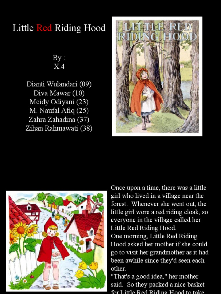 Presentation Little Red Riding Hood Short Ver | PDF | Little Red Riding ...