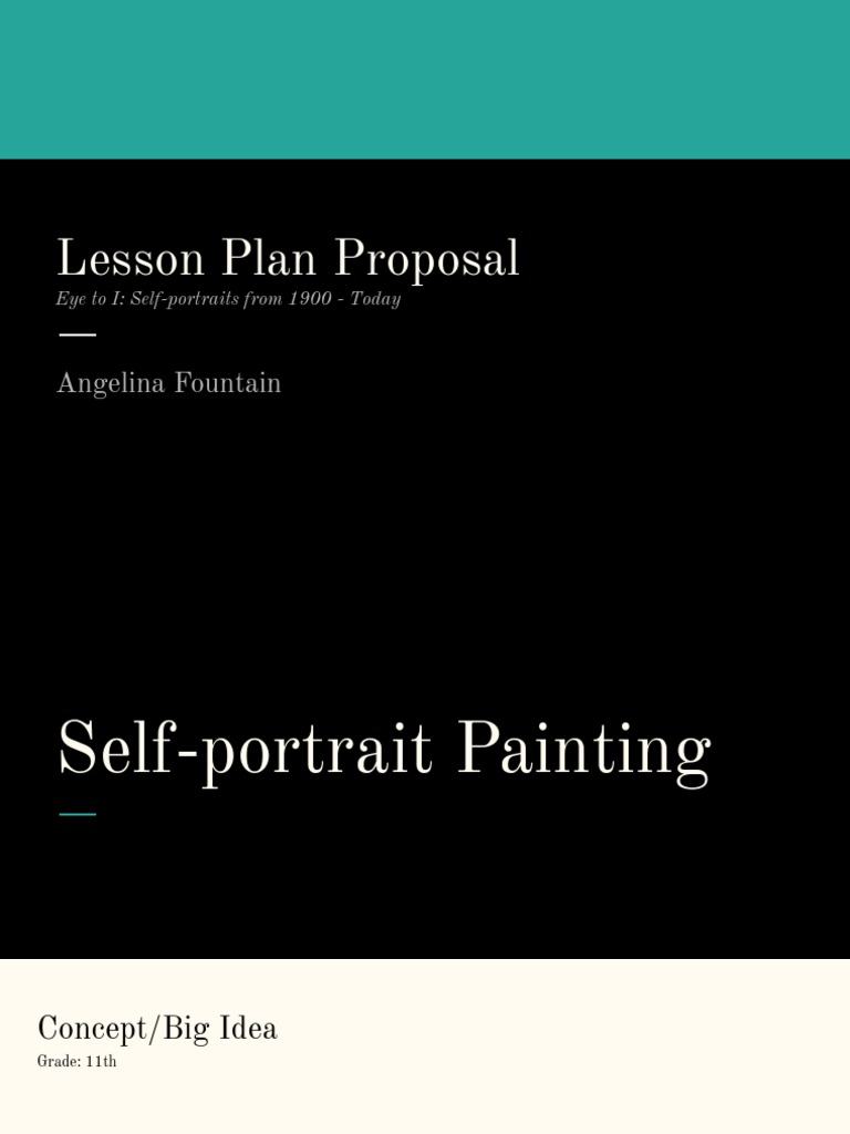 Lesson Plan Proposal: Angelina Fountain | PDF | Concept ...