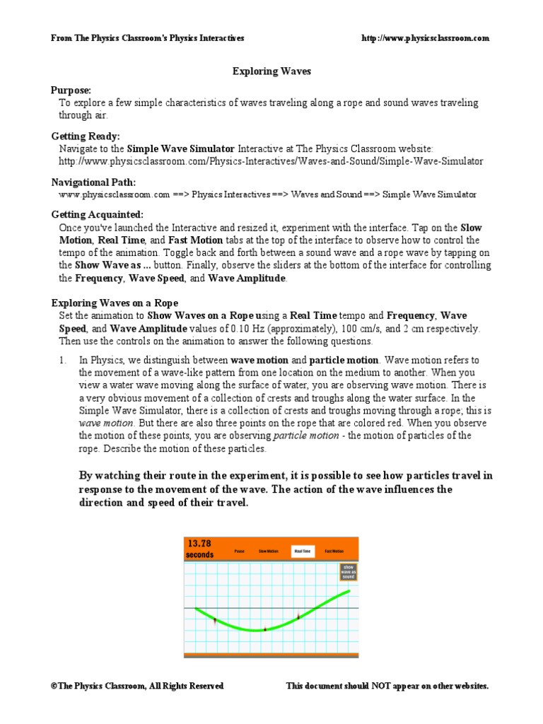 Wave Speed Animation