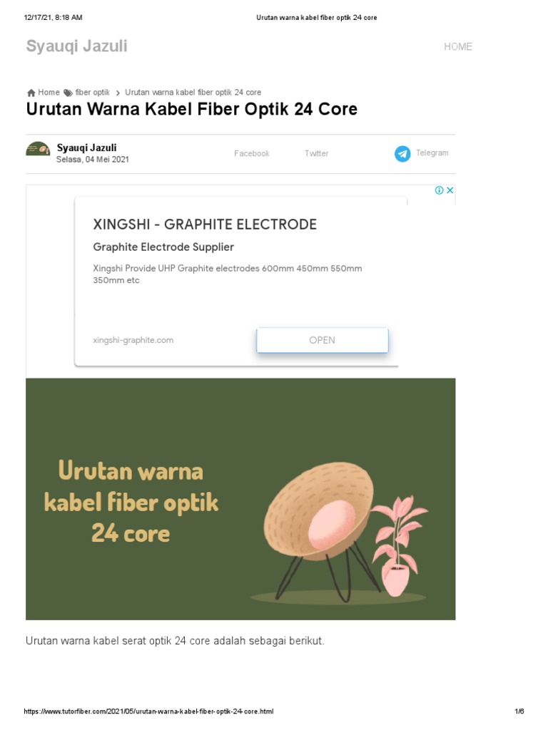 Urutan Warna Kabel Fiber Optik 24 Core | PDF