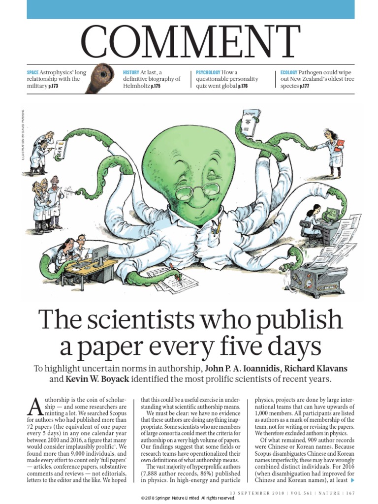 The Scientists Who Publish A Paper Every Five Days | PDF | Science ...