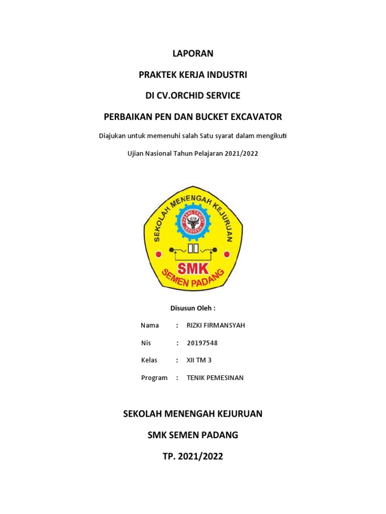 Perbaikan Bucket Excavator di CV Orchid | PDF | Bisnis