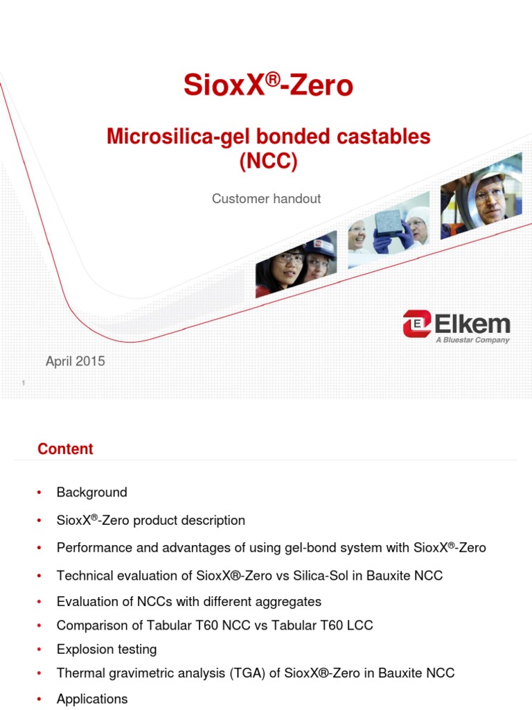 2015-05-04 SioxX-Zero - Customer Handout April | PDF | Refractory ...